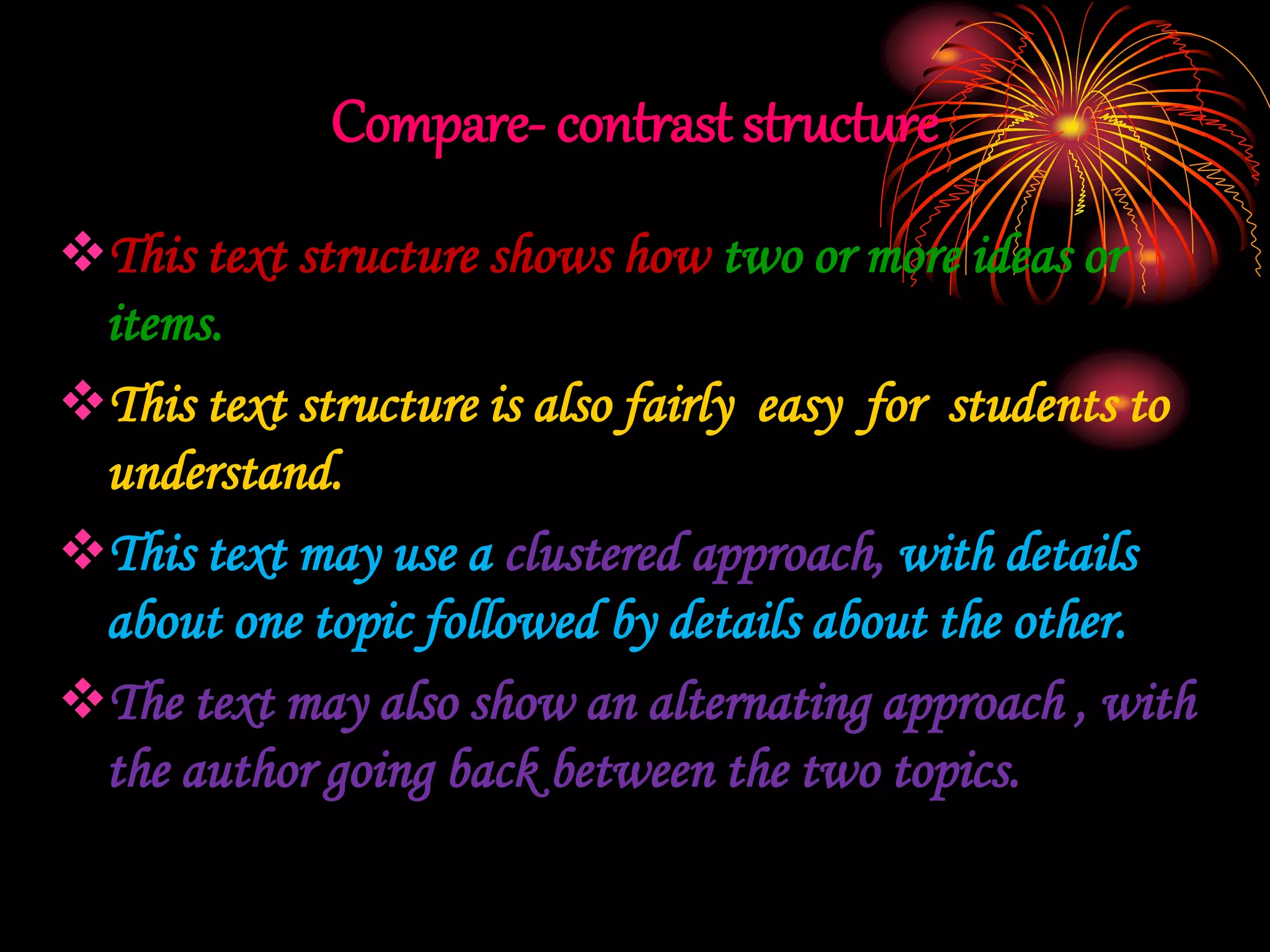 Common text structures | PPTX