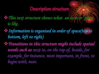 Common text structures | PPTX