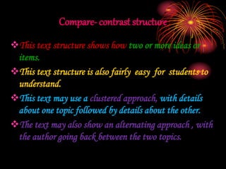 Common text structures | PPTX
