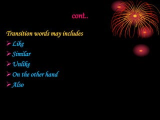 Common text structures | PPTX