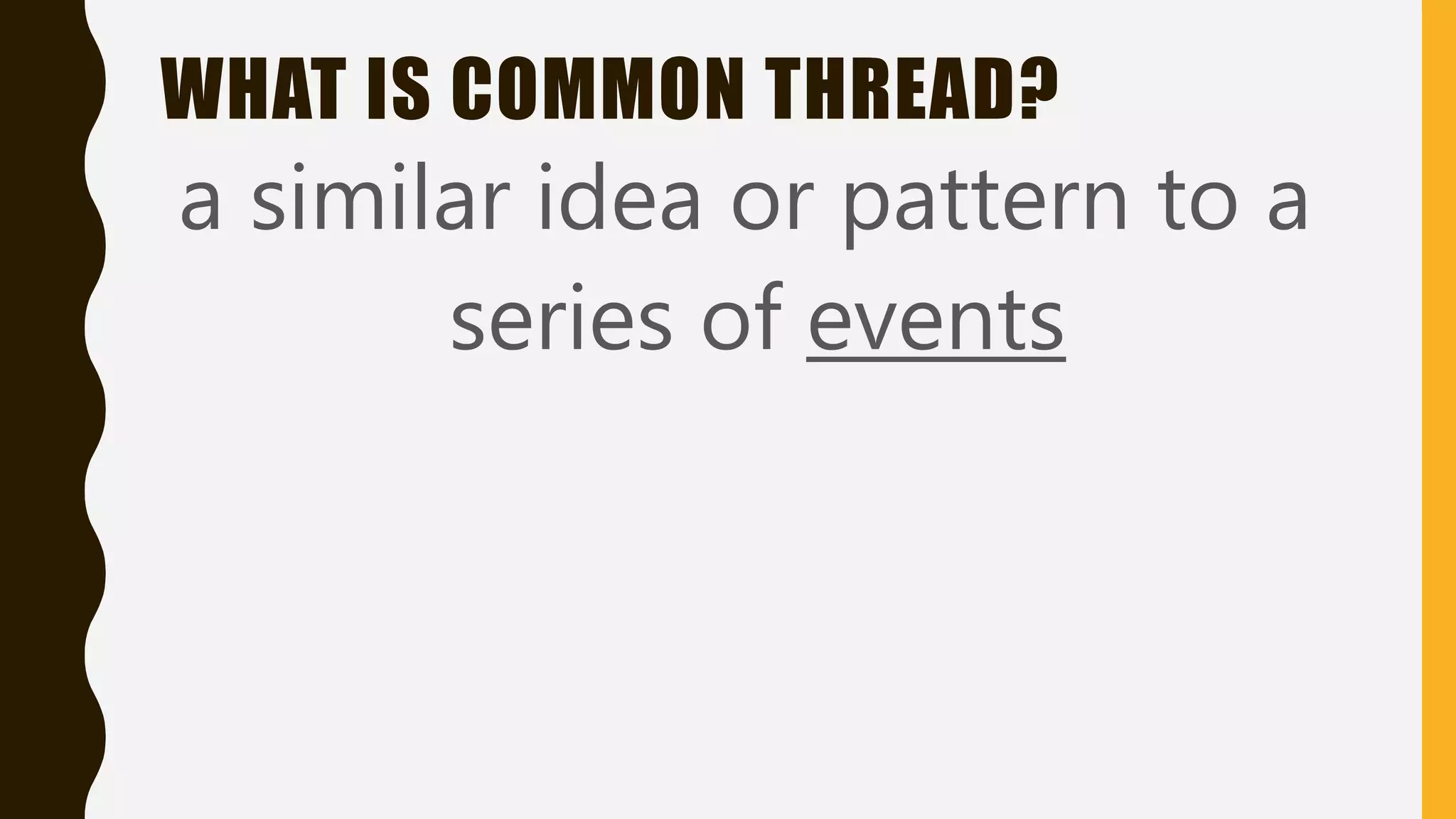 Common Thread Technologies | PPTX