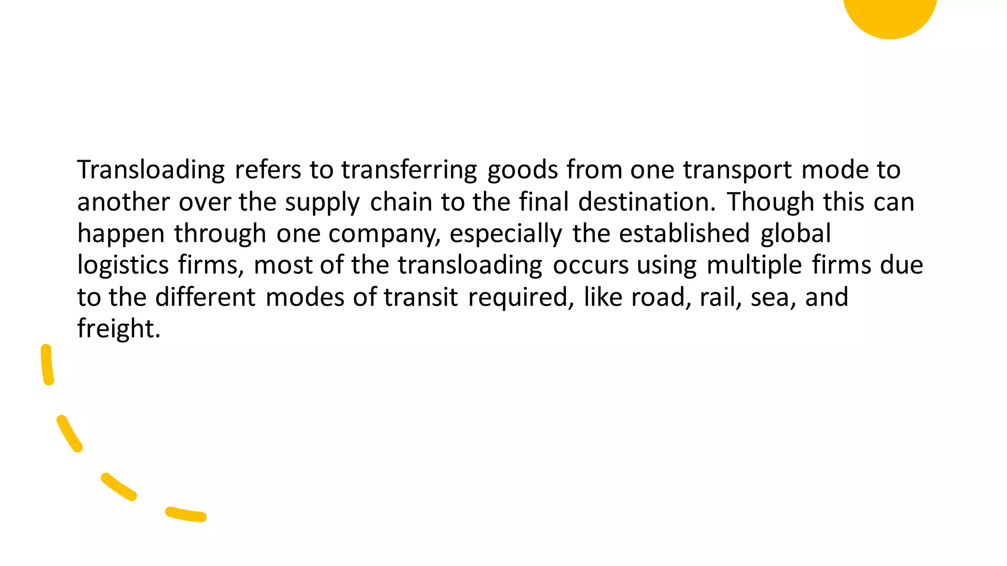 Common Transloading Types | PDF