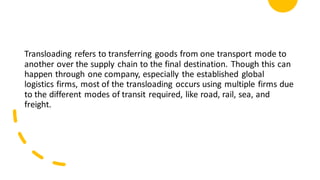 Common Transloading Types | PPT