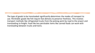Common Transloading Types | PPT