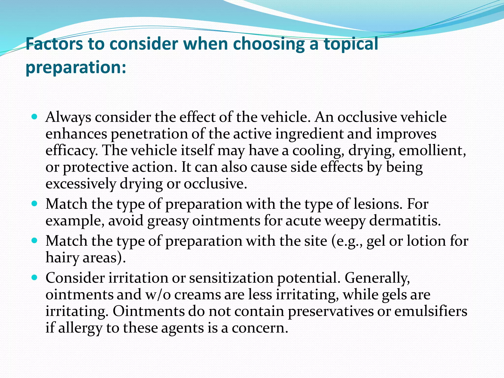 Common type of topical formulation | PPTX