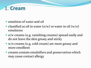 Common type of topical formulation | PPTX
