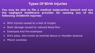 Common types of birth injuries | PDF
