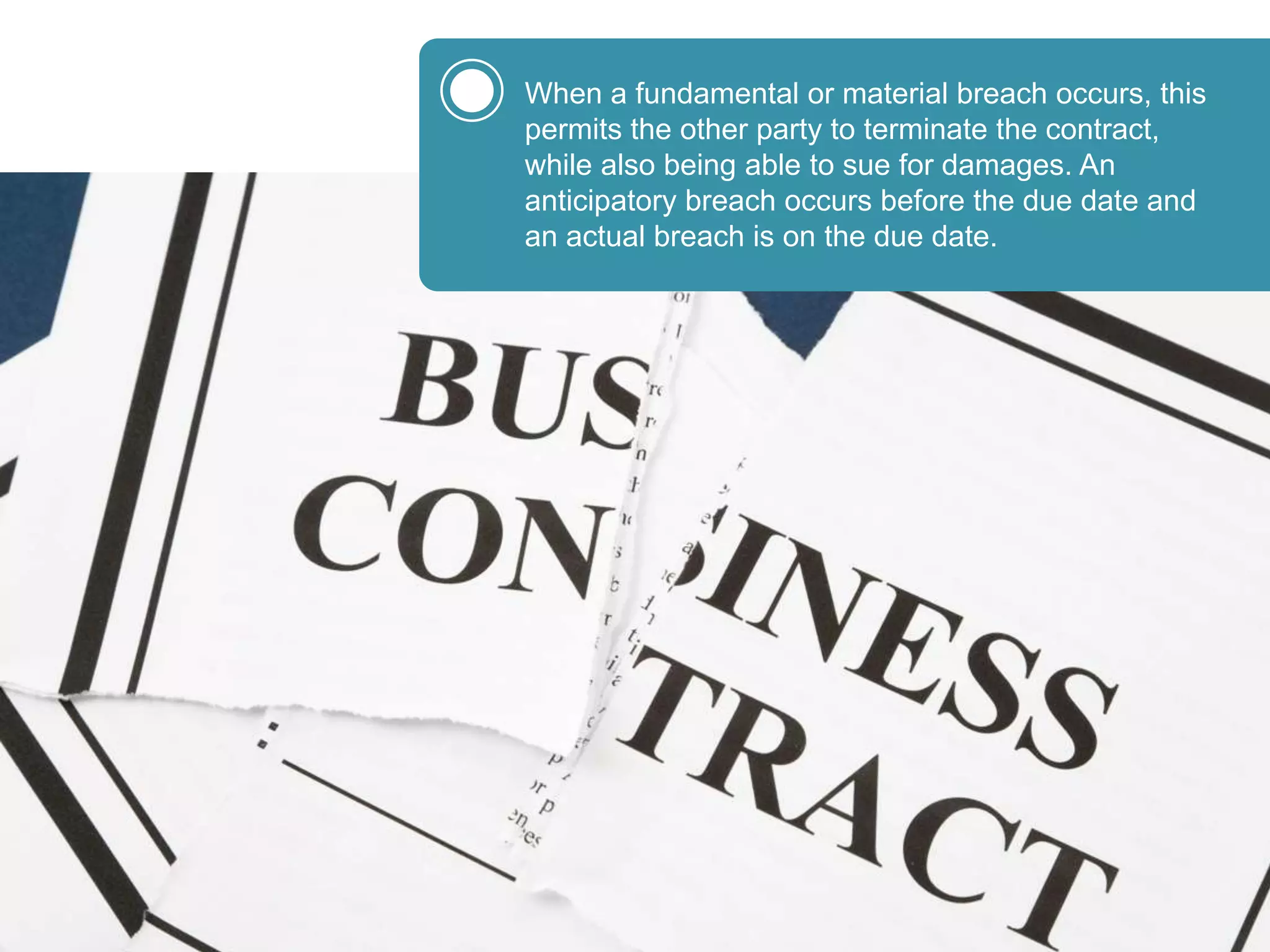 Common Types of Breach of Contract | PPT