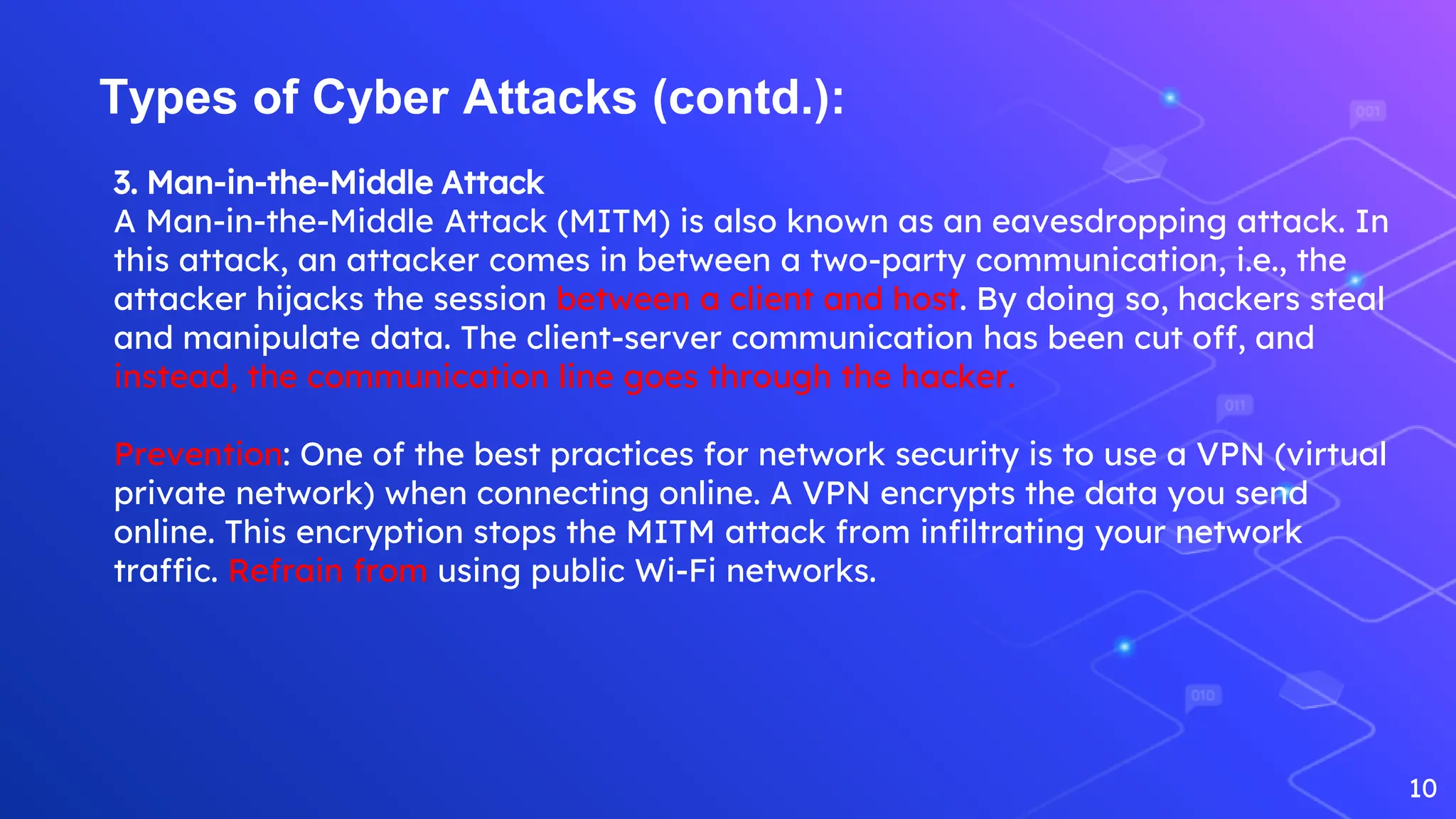 Common Types of Cyber Attacks & How to Prevent Them.pptx | Internet ...