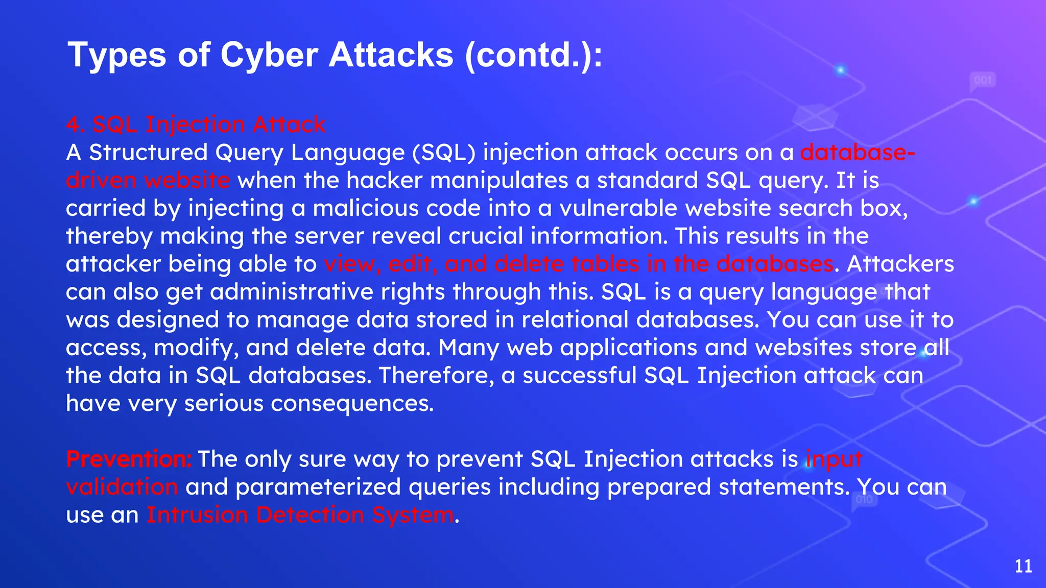 Common Types of Cyber Attacks & How to Prevent Them.pptx | Internet ...