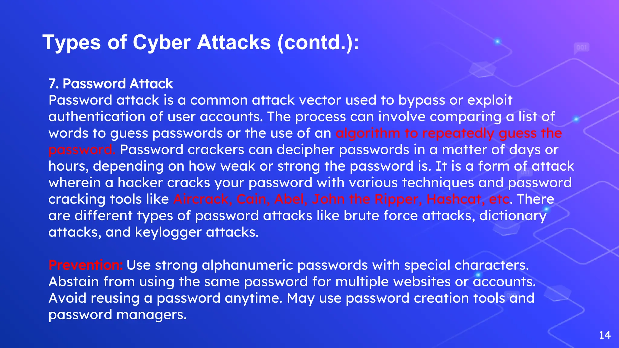 Common Types of Cyber Attacks & How to Prevent Them.pptx | Internet Safety | Parenting