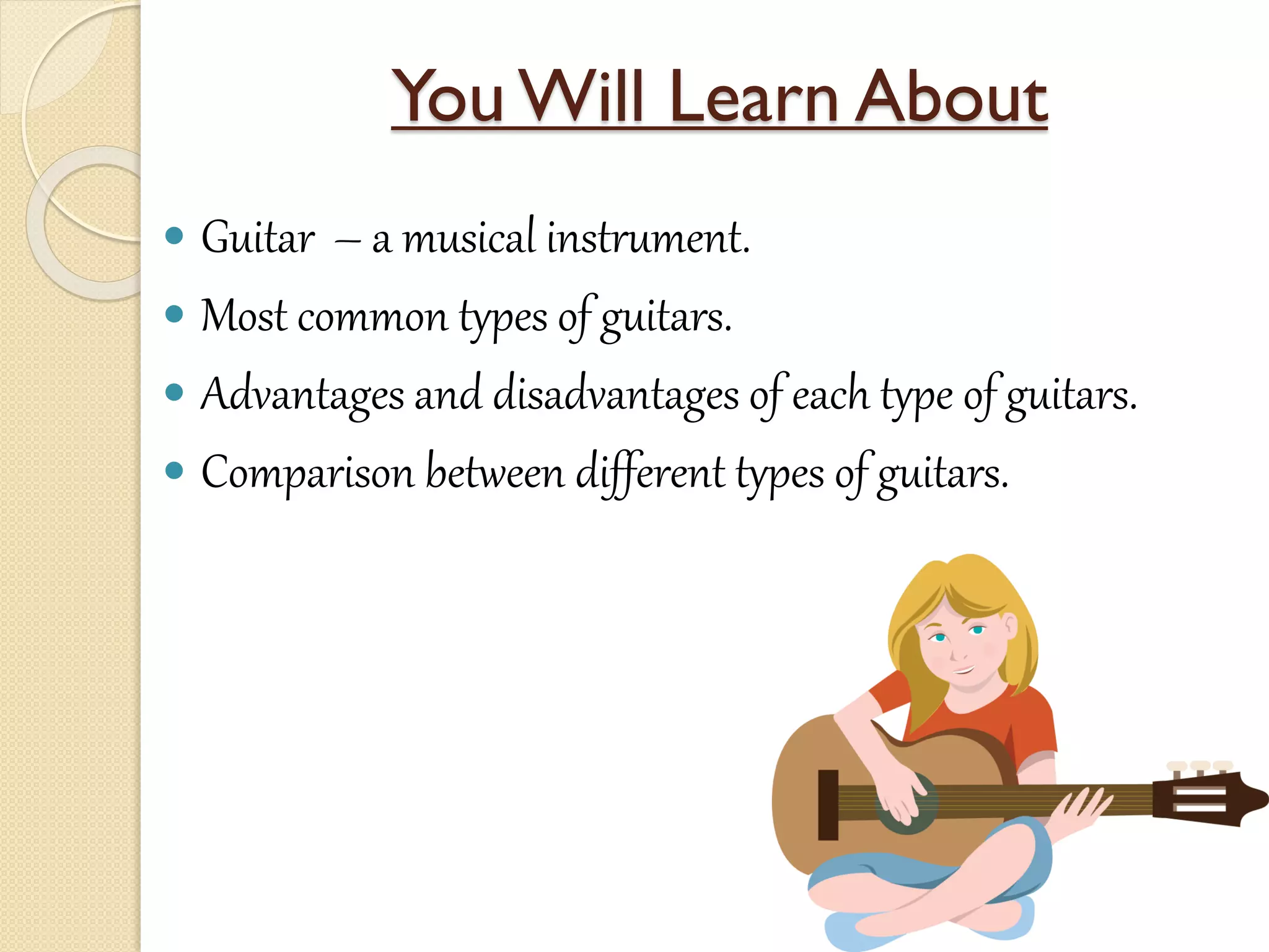 Topic I: Common types of Guitar | PPT