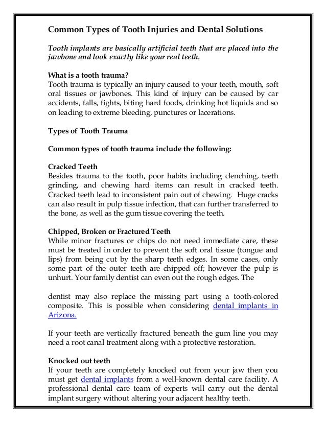 Common types Of Tooth Injuries And Dental Solutions common-types-of-tooth-injuries-and-dental-solutions