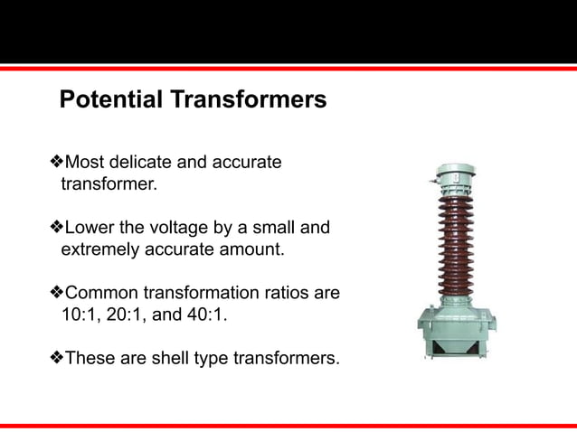 Transformer types presentation