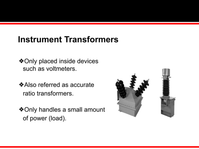 Transformer types presentation