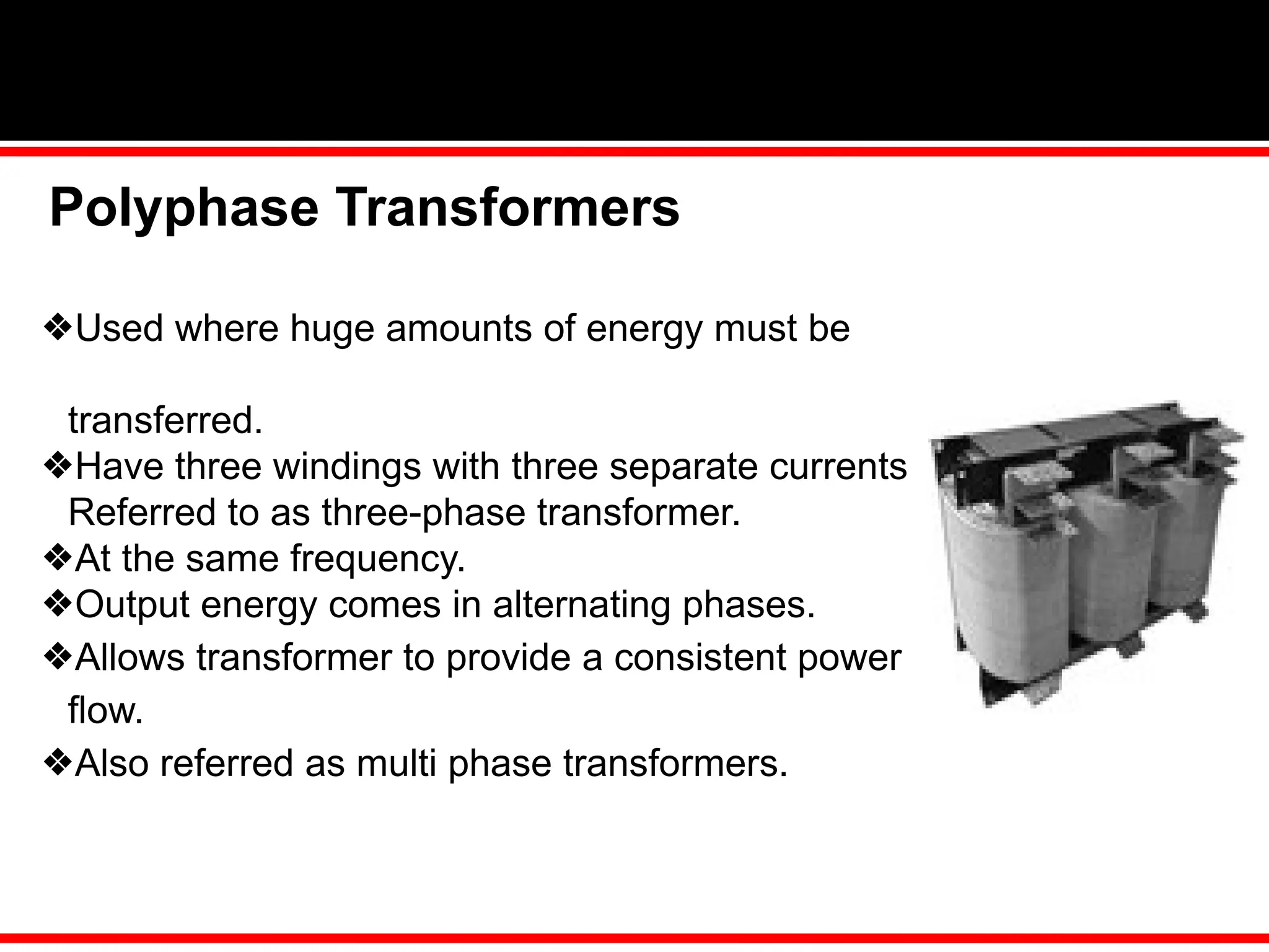 Transformers and common types of transformer | PPT