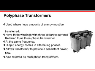 Transformers and common types of transformer | PPT