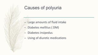 Common types of urinary alterations | PPTX