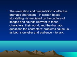 DRAMATIC STORYTELLING - the common understanding | PPT