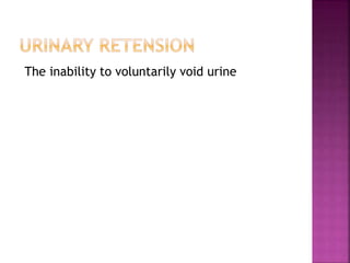 Common urinary symptom | PPTX