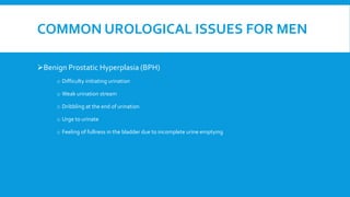 Common Urology Problems- Causes and Symptoms | PDF