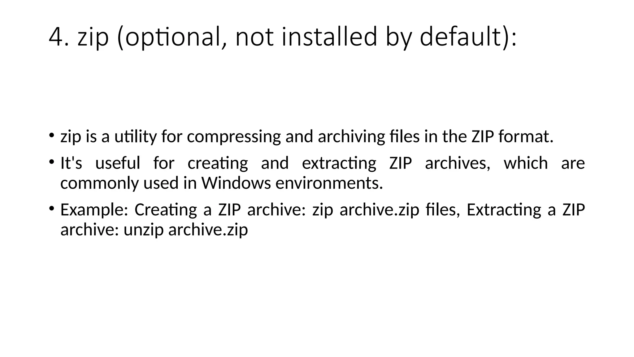 Common Utilities Of The Linux Operating Systempptx 4189