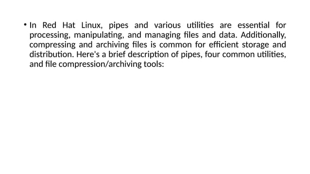 COMMON UTILITIES of the Linux Operating System.pptx