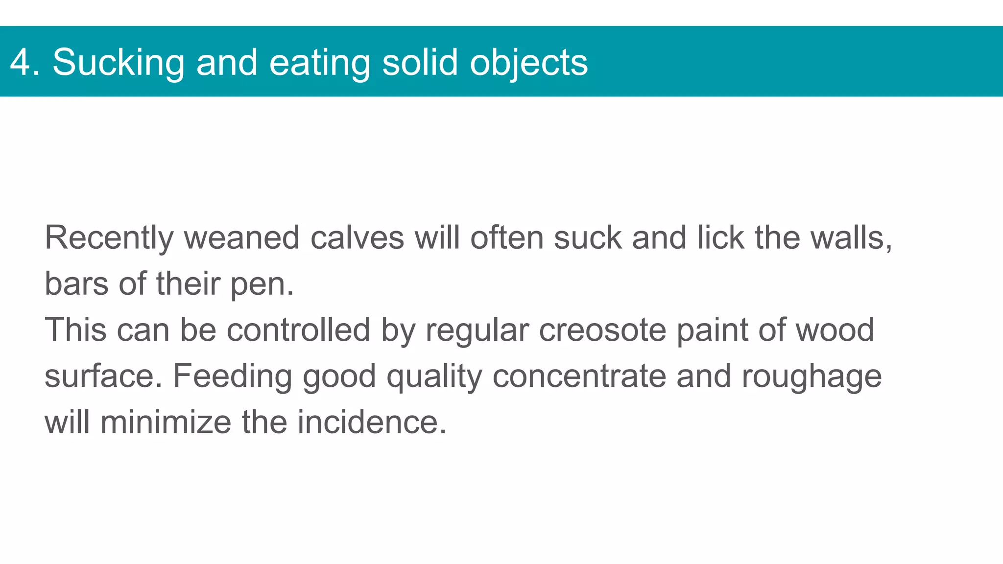 Common vices of animals (livestock) | PPTX