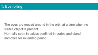 Common vices of animals (livestock) | PPTX