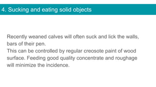 Common vices of animals (livestock) | PPTX