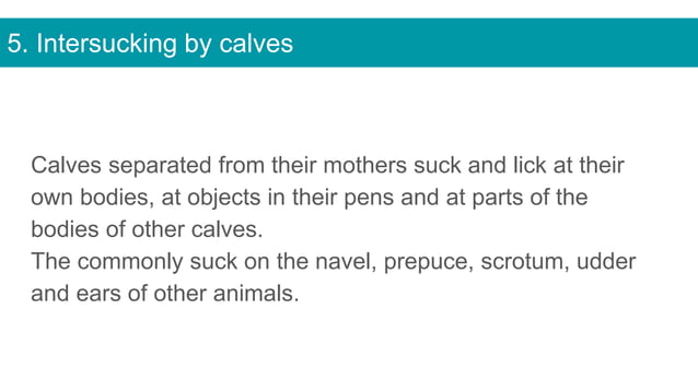 Common vices of animals (livestock) | PPTX | Veterinary Medicine | Pets
