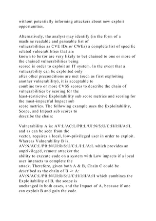 Common Vulnerability Scoring System v3.0User GuideThe C.docx