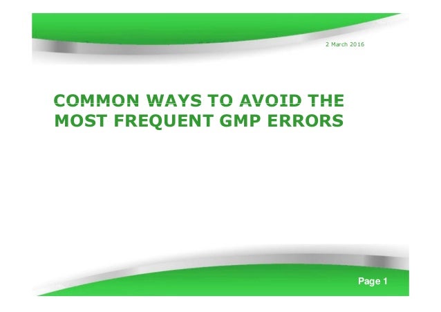Common ways to avoid frequent gmp errors
