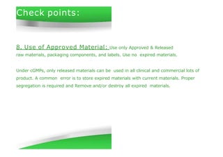 Common ways to avoid the most frequent GMP errors | PPTX
