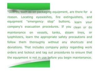 Common ways to avoid the most frequent GMP errors | PPTX