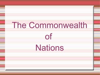 The Commonwealth of Nations | ODP