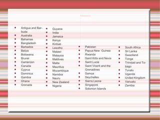 The Commonwealth of Nations | ODP