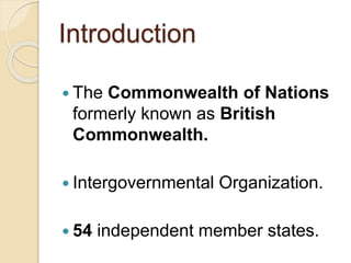 Commonwealth | PPTX