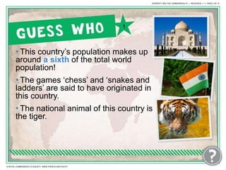 Commonwealth guess-who-presentation | PPTX