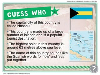 Commonwealth guess-who-presentation | PPTX