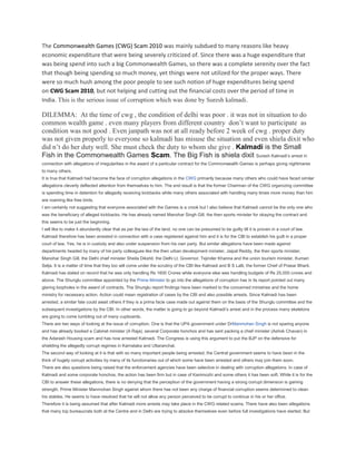 Commonwealth games | DOCX