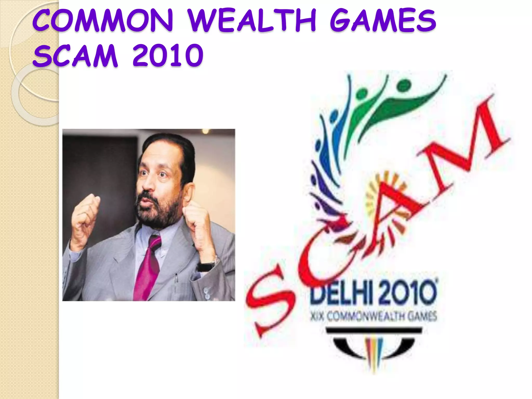 Commonwealthgames scam | PPTX