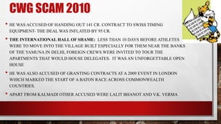 Common wealth games scam 2010 | PPTX