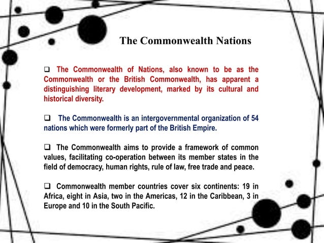 Commonwealth literature an outline | PPSX
