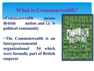 Commonwealth Literature Introduction | PPTX