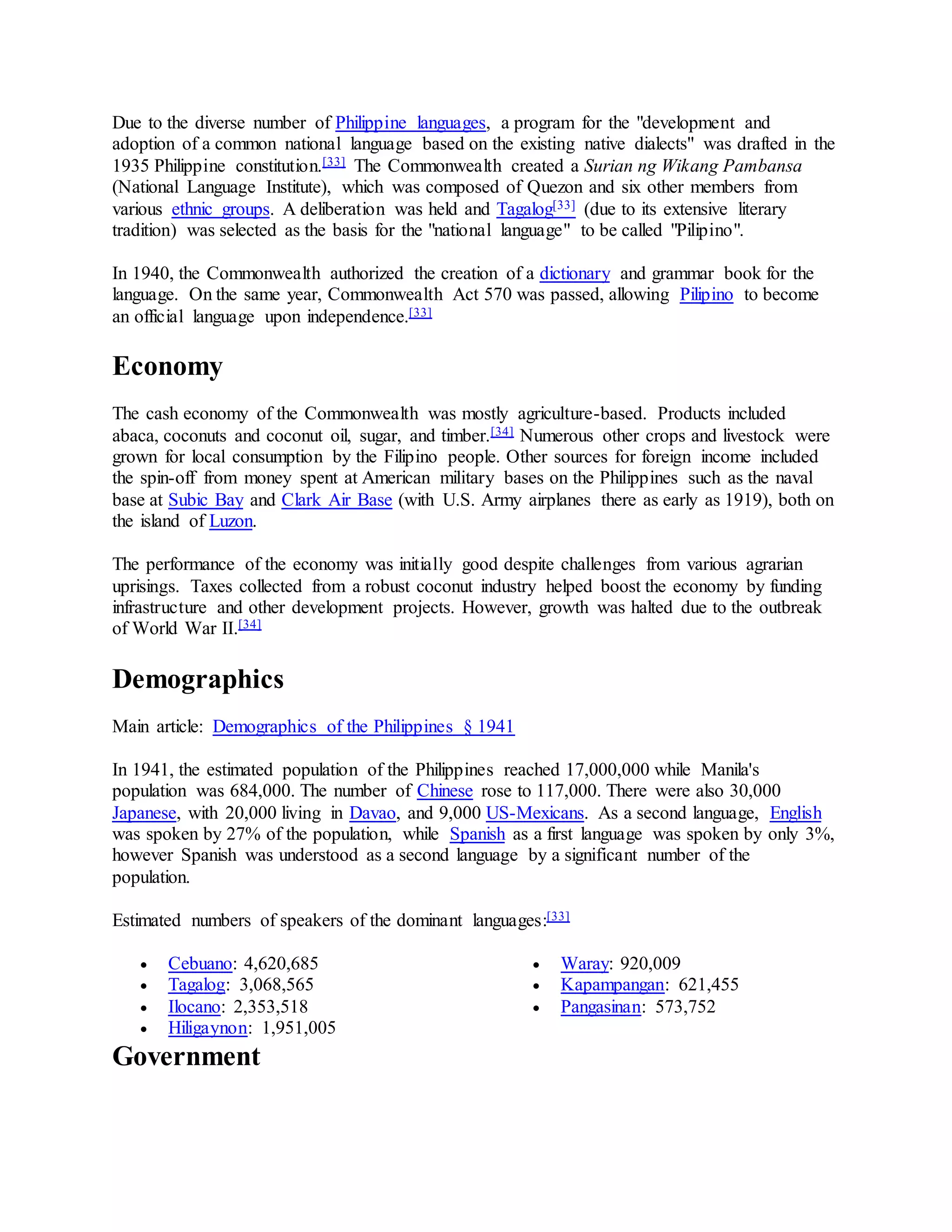 the Commonwealth of the philippines | DOCX