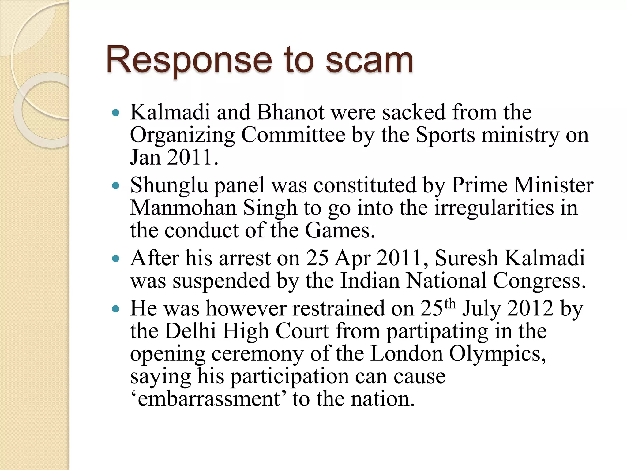 Commonwealth games india scam | PPTX