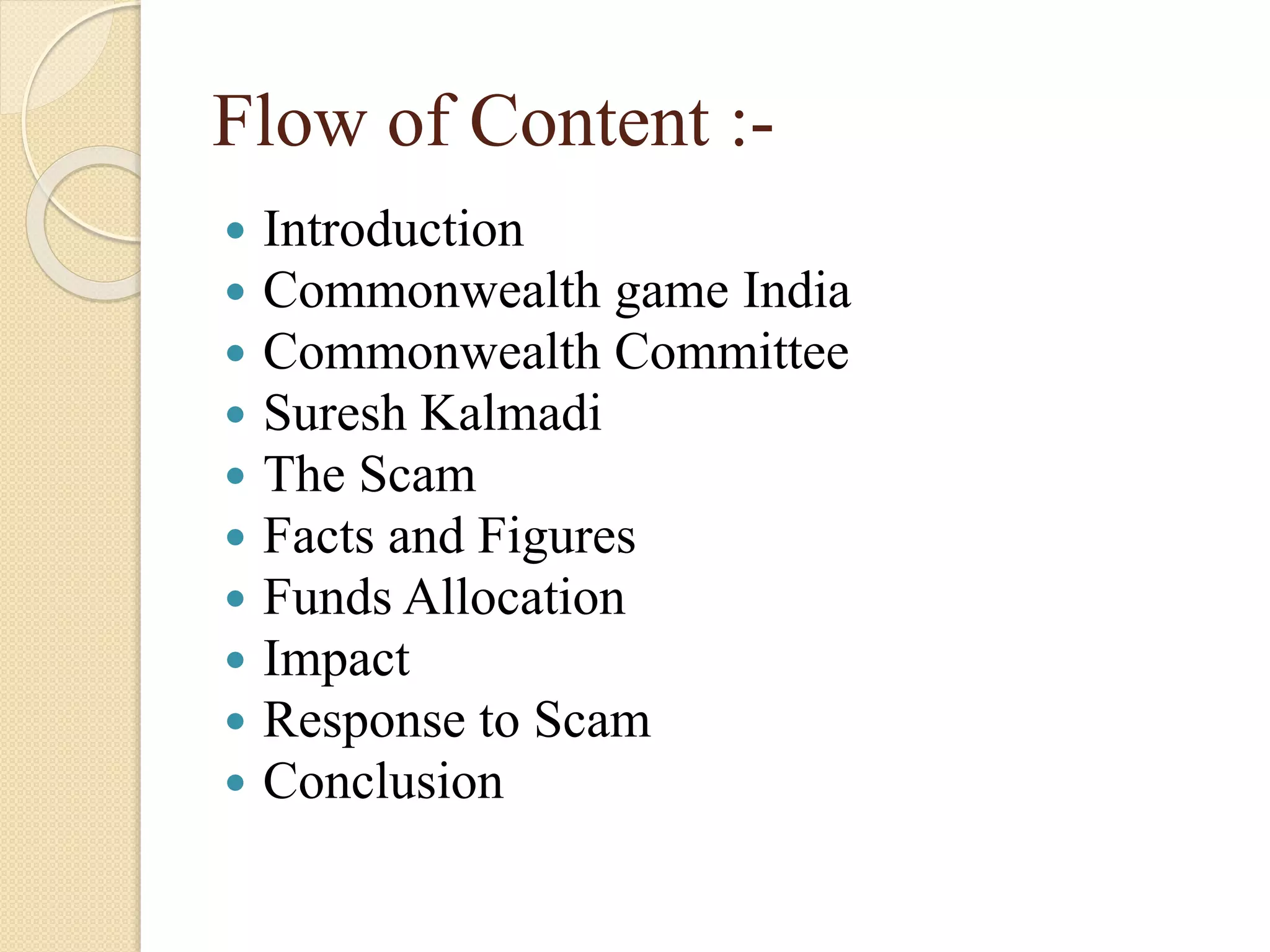 Commonwealth games india scam | PPTX