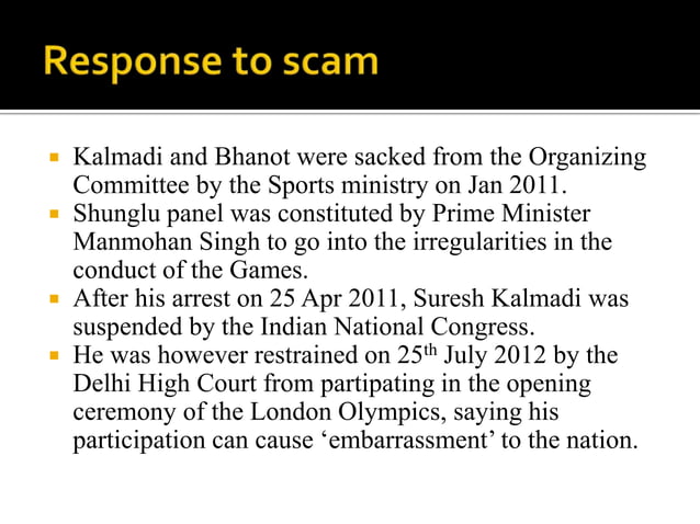 Commonwealth scam india | PPTX