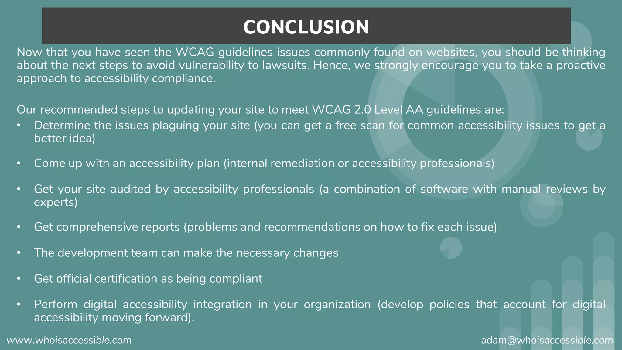 Common Web Accessibility Issues On Websites Ppt